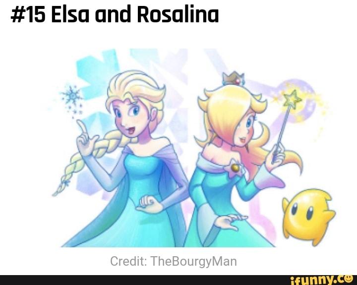 #15 Elsa and Rosalina - iFunny