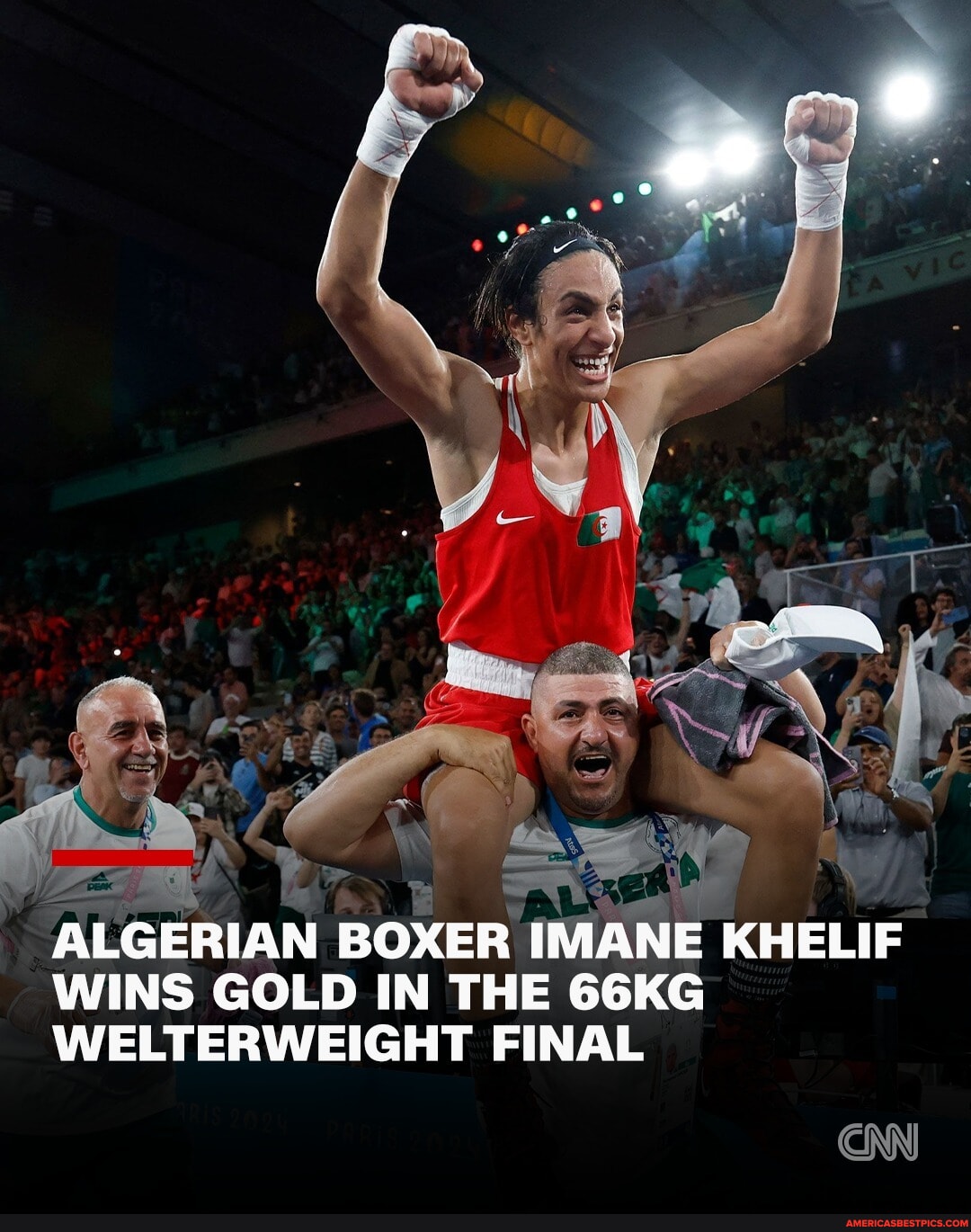 Algerian boxer Imane Khelif defeated Chinese opponent Yang Liu in the ...